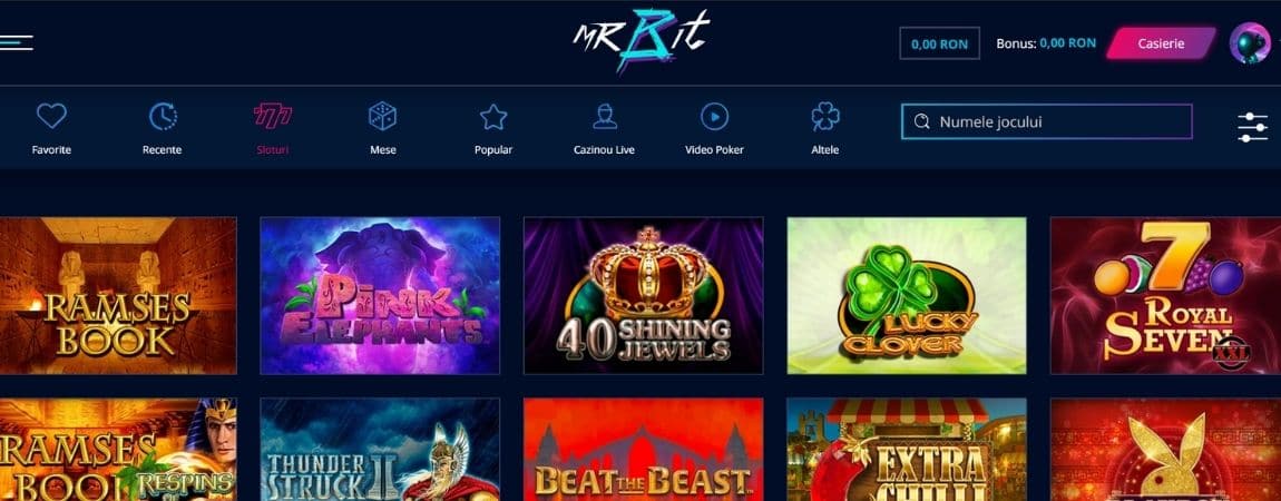 Mr Bit Casino | Bonus 2500 RON + 600 Rotiri Gratuite